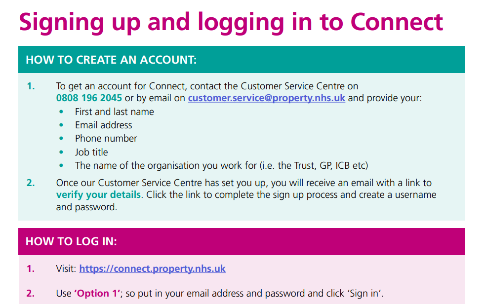 NHS Property Services | Connect